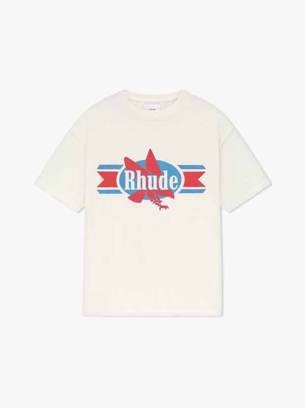 RHUDE Off-White Chevron Eagle T-Shirt – Kickz Patrick Henry